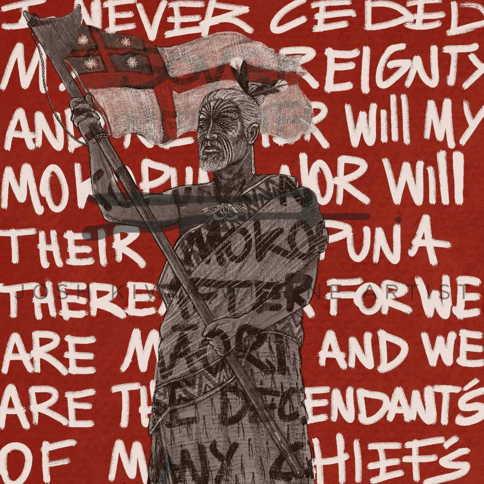 I Never Ceded | Open Edition Fine Art Print (red) – InnoNative